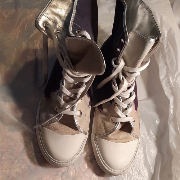 Jessica Simpson | Shoes | Jessica Simpson Hightop Leather Sneakers ...